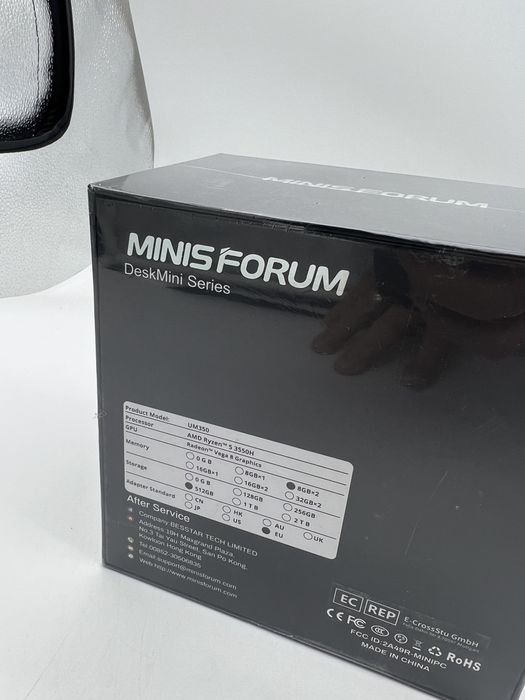 Mini pc Minisforum Um350 Amd Ryzen 5 3550h 8gb/16gb Ddr4 512gb Ssd ...