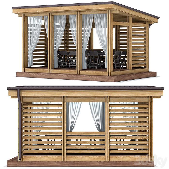 Foisor din lemn stratificat, Pergole, Terase Brasov • OLX.ro