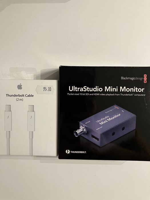 Blackmagic UltraStudio Mini Monitor (non 3G) с thunderbolt кабел гр ...