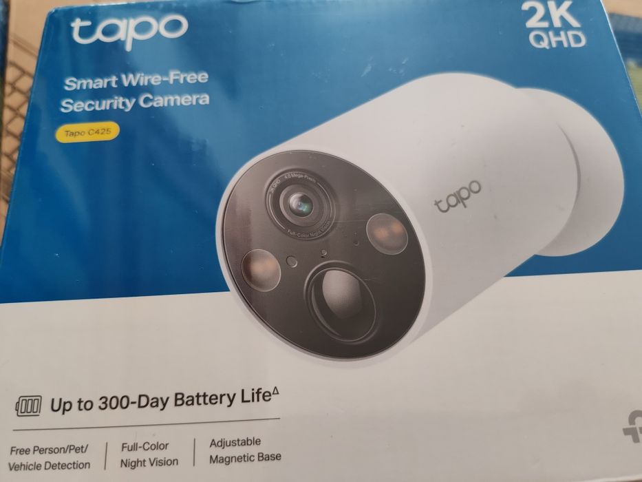 Cameră de exterior TP-Link Tapo C425 C425 (4MP, 2K QHD, 1440p, IR 15m ...