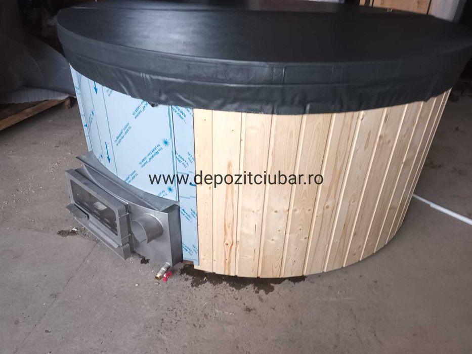 Ciubar , din fibra de sticla ,cu soba incorporata, model nou 8 pers ...