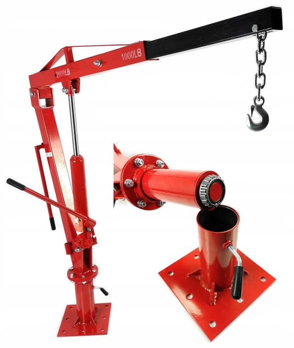Macara hidraulica girafa pivotanta fixa atelier 360 grade 1T (M80405A ...