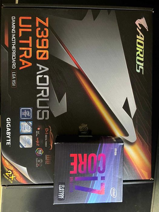 Kit Gaming I7 9700K, AORUS Z390 ULTRA, 32 GB RAM DDR4, Lucifer K2 Constanta • OLX.ro