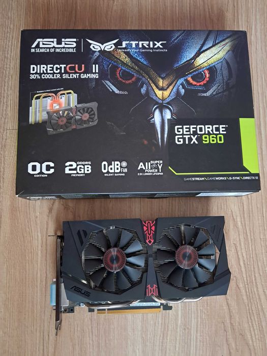 ASUS GeForce GTX 960 DirectCU II OC 2GB GDDR5 128bit гр. Русе Алеи Възраждане • OLX.bg