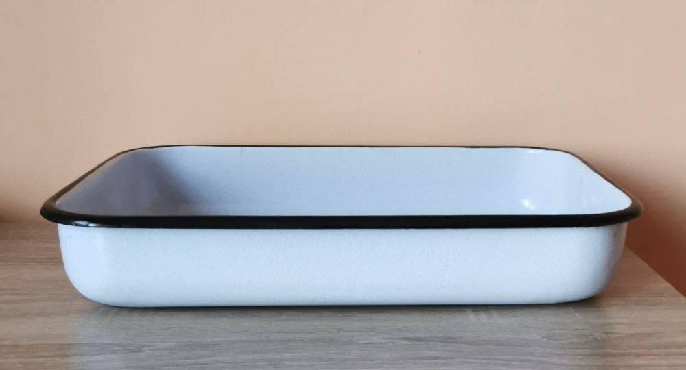 Тава емайлирана от 80-те години гр. Разград Абритус • OLX.bg