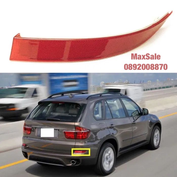 Задна броня светлоотразител BMW E70 Х5 Facelift БМВ е70 Х5 рефлектор гр. Димитровград • OLX.bg