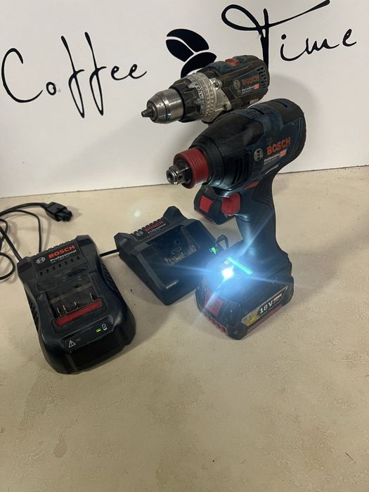 Акумулаторен винтоверт гайковерт bosch 18v безчетков гр. Шумен Добруджански • OLX.bg