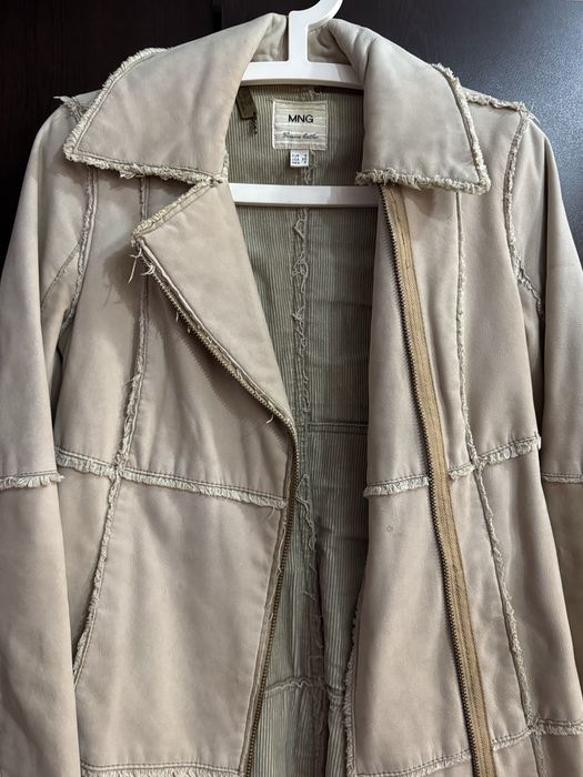 Cojocel din raiat si piele intoarsa, Mango, S Tatarani • OLX.ro