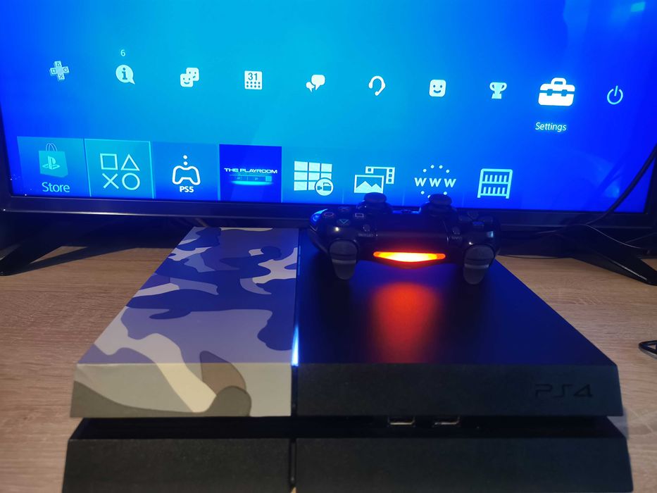 Playstation 4 1TB с джойстик и 9 дискове с игри гр. София Хиподрума ...