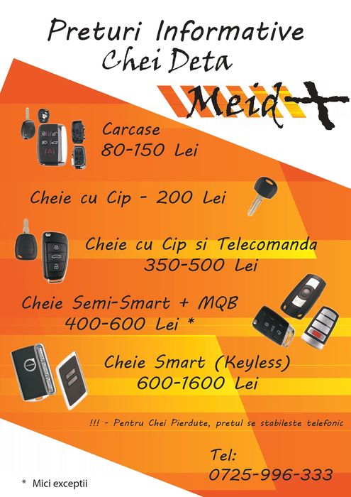 Duplicare / Copie Chei AUTO / CASĂ - Deta, Timiș Deta • OLX.ro