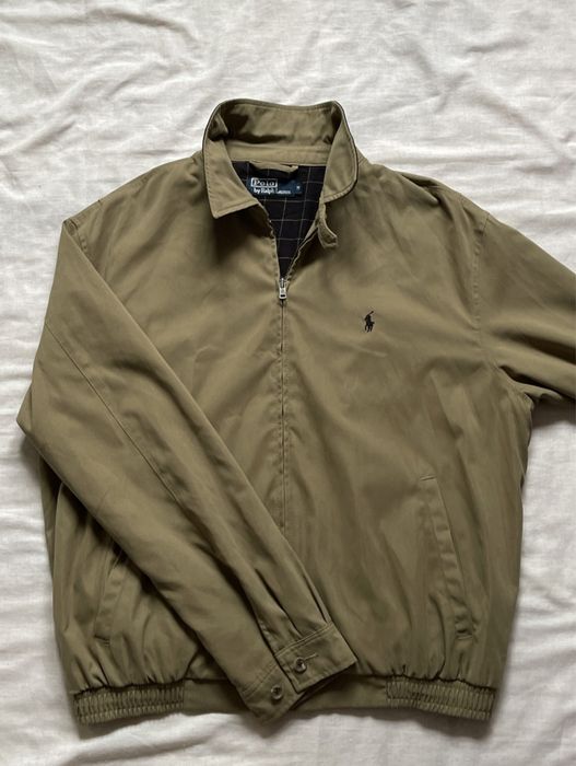 Geaca Ralph Lauren albastru + bej windbreaker marimea L Iasi • OLX.ro