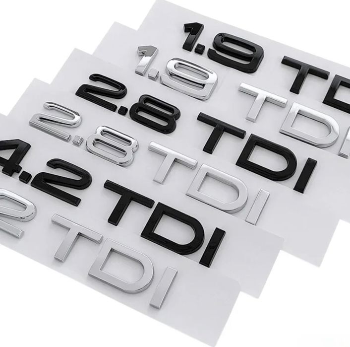 Embleme Audi TDI Sticker Logo Sigla Stema Scris Logo Embleme Cifre TDI ...