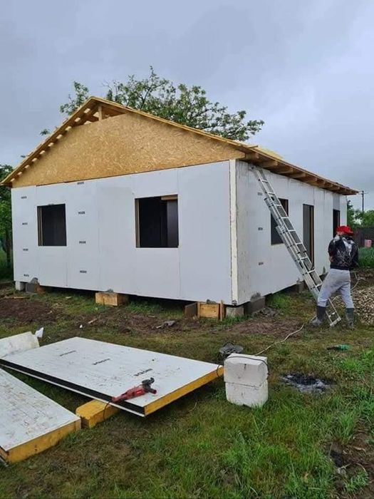 Vand containere modulare case de locuit pe structura metalica izolate ...