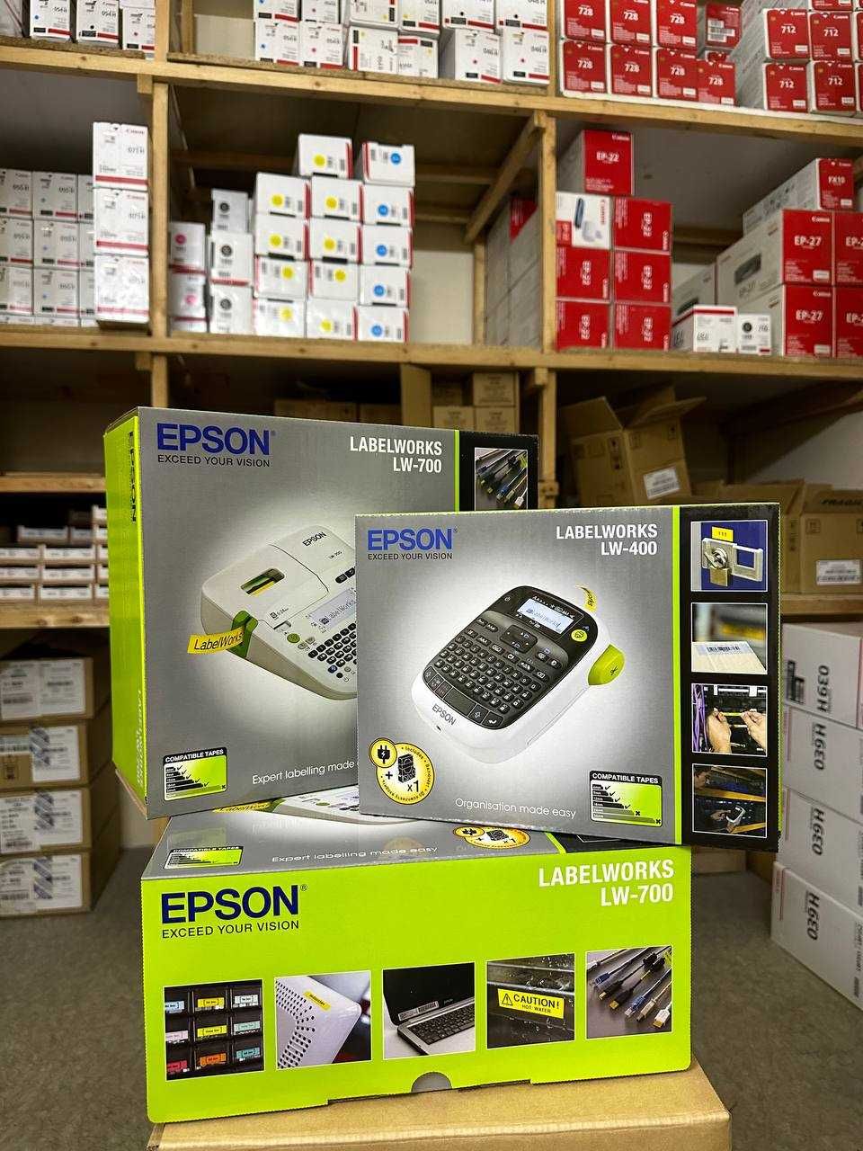Ленточный картридж/принтер для печати этикеток EPSON LW-400/LW-700: 65 ...