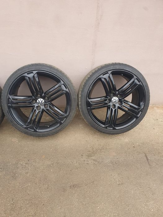 Jante+Anvelope 19" VW R-LINE (B6/B7/B8/Golf/Tiguan/Touareg) negociabil ...