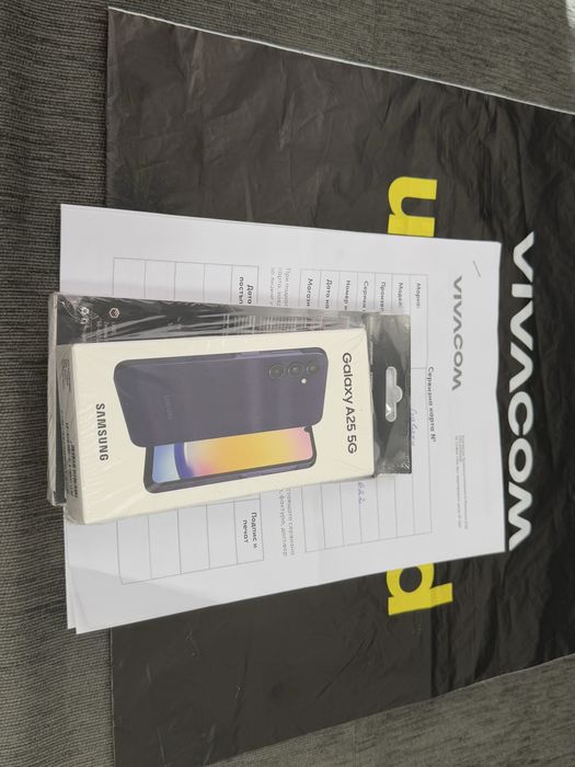 ЗАПЕЧАТАН 128GB Samsung A25 5G +GLASS Гаранция Vivacom 2027 гр. София Младост 1 • OLX.bg