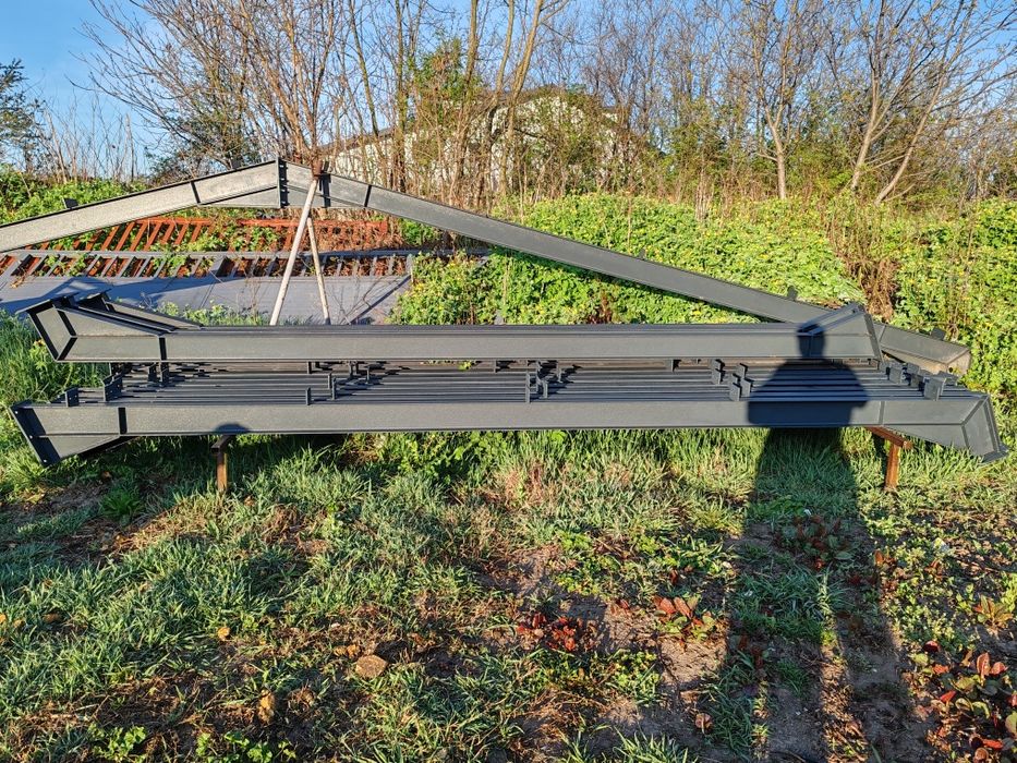 Ferme metalice 10 m Ipe 160 /hala metalica / structura / garaj Roman ...