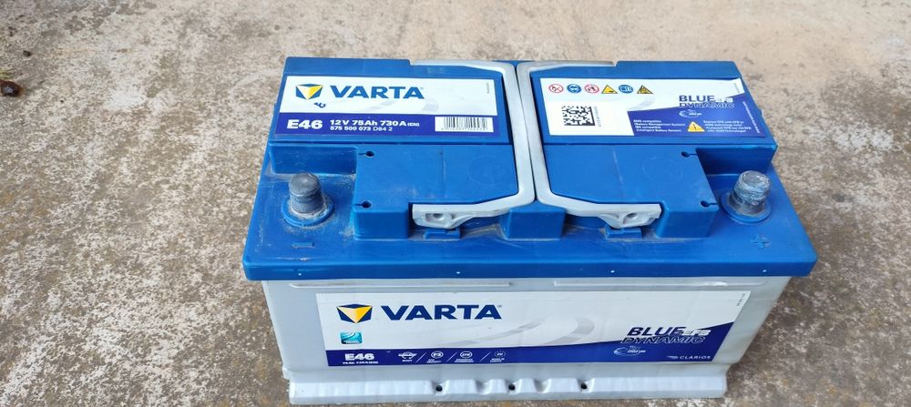 Продавам акумулатор Varta-75Ah, Старт-стоп гр. Козлодуй • OLX.bg
