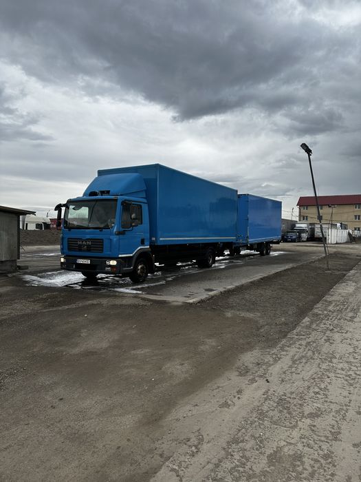 Man tgl 12 240 + remorca tandem box duba Brasov • OLX.ro