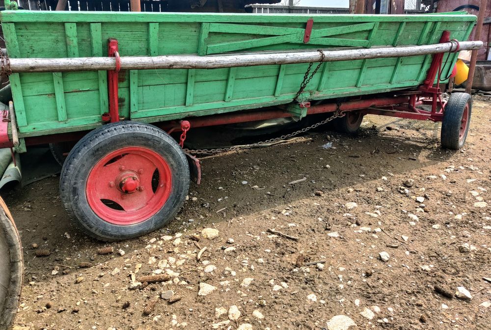 Caruta Tractor Cal - lunga cu protap + inaltatoare! Stare foarte buna ...