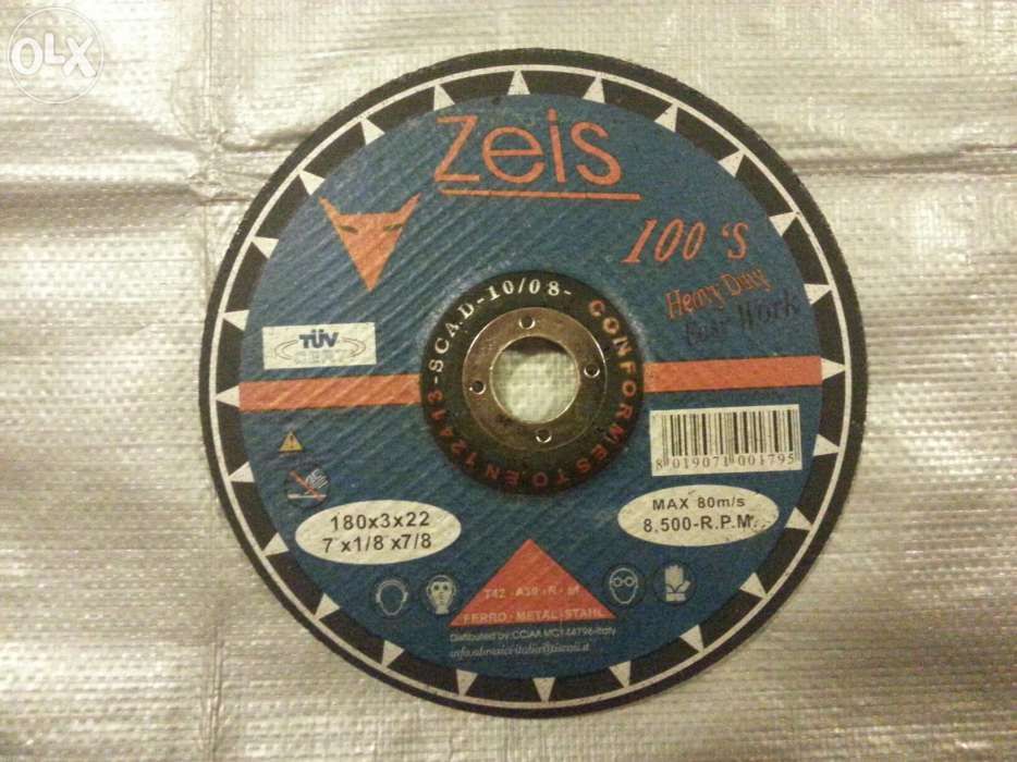 Discuri flex pentru tăiat metal o115 / o180 / o230 -ZEIS - ITALIA ...
