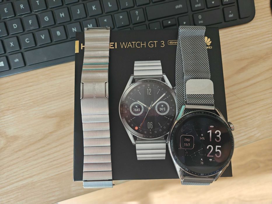 Smartwatch Huawei Watch GT3, 46mm, Elite Edition, Stainless Steel ...