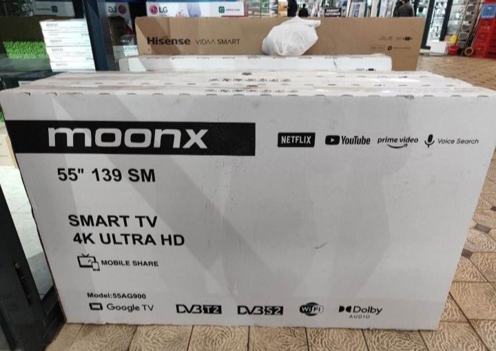 Телевизор Moonx 55AG900 Smart TV 4K: 325 у.е. - Телевизоры Ташкент на Olx