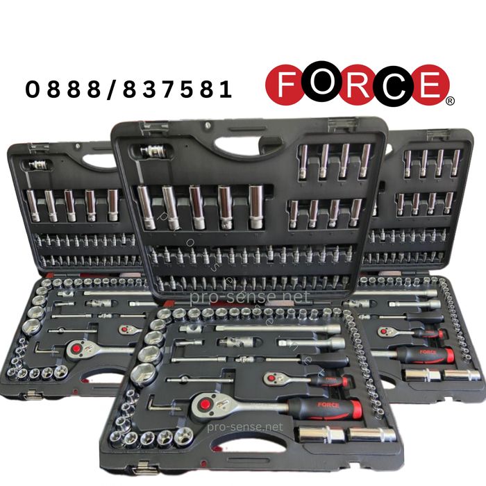 Професионално Гедоре 1/4" и 1/2" 108 части FORCE гр. Пловдив Център ...