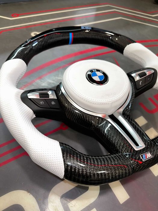 Volan M BMW CARBON / LED / Vibratii / Incalzire / DISTRONIC! SERIA F/E ...