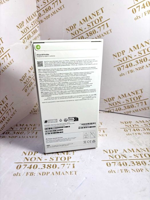 NDP Amanet Calea Mosilor 298 IPHONE 16 PRO MAX, NOU + FACTURA ( 40569 ...