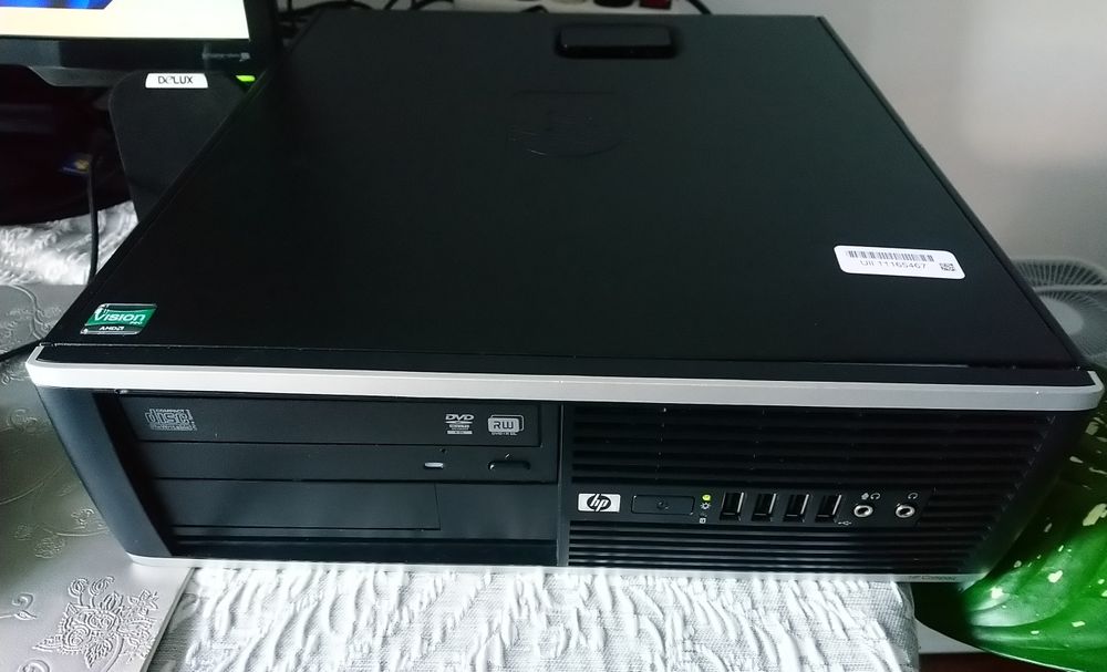 PC Calculator HP AMD quad core 8gb ram SSD120+HDD500 monitor boxe 2.1 ...