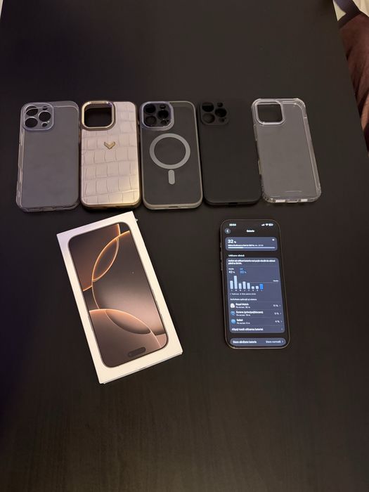 Iphone 16 pro max 256gb husele din poza cadou Bucuresti Sectorul 1 • OLX.ro