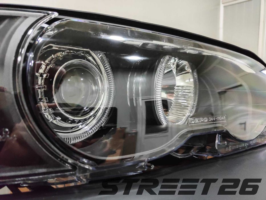 Pachet Bara Fata M3 BMW E46 COUPE NFL (1999-2003) si faruri Angel Eyes ...
