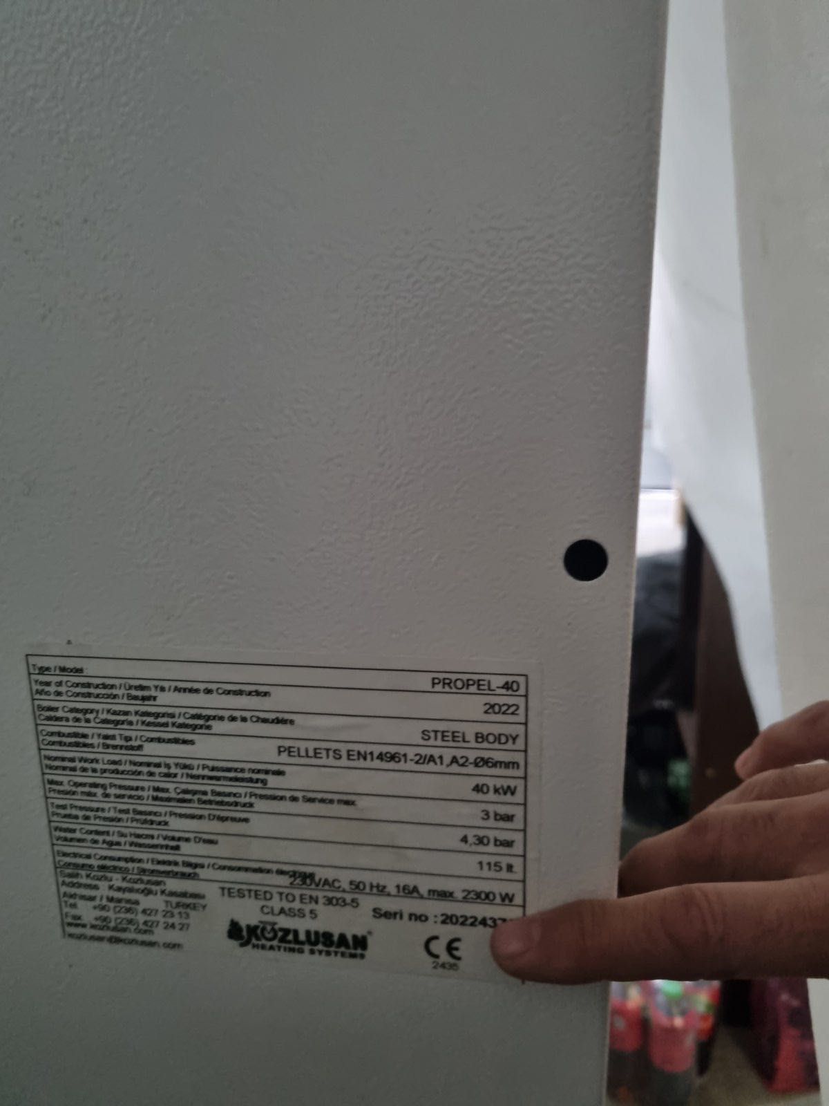 Отоплителен котел на пелети 40 kW. с. Гецово • OLX.bg