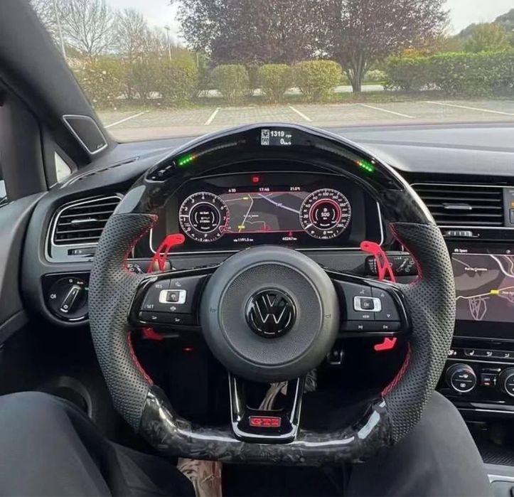 Volan Carbon Custom VW Golf R GTI Passat Arteon Scirocco Bucuresti ...