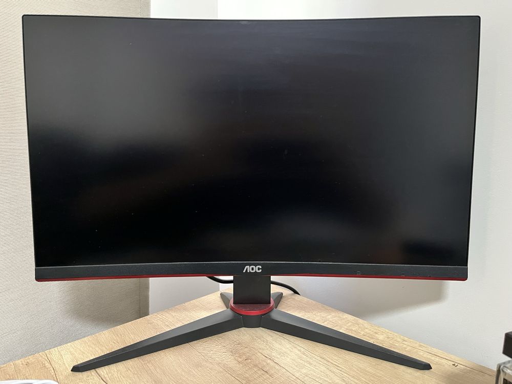 Монитор AOC C24G2AE/BK, 24" гр. Велико Търново Център • OLX.bg