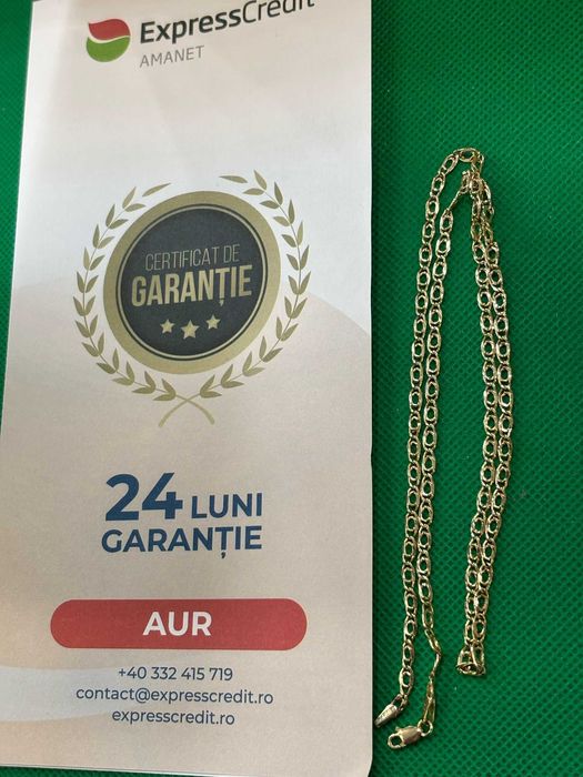 Lant aur 14K (AG44 Bc2 B:5581.1) Bacau • OLX.ro