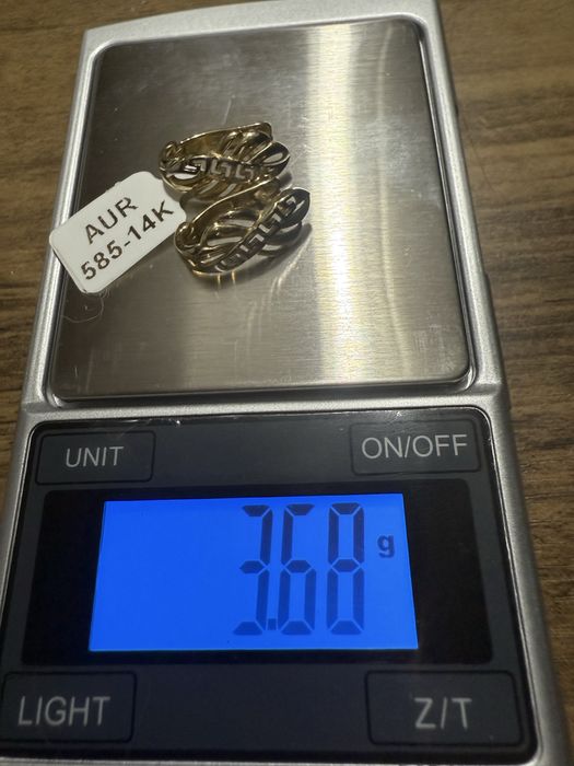 Cercei aur 14k , model deosebit Galati • OLX.ro