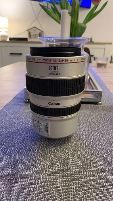 Canon video lens 16X Zoom XL 5.5-88mm IS II XL1 XL1s XL2 tele obiectiv ...