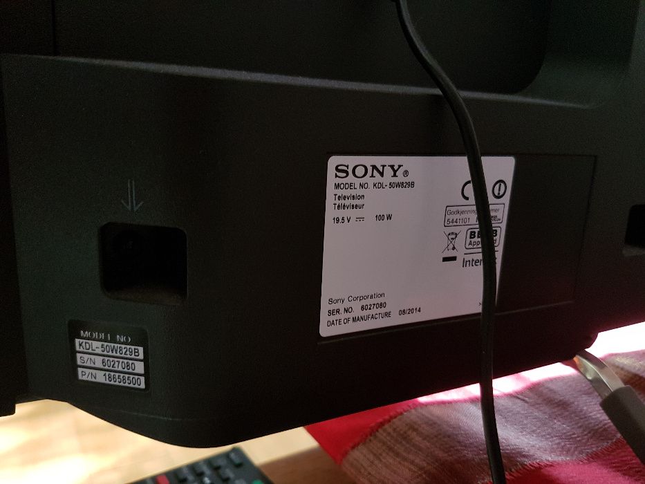 50" Smart Телевизор Sony Bravia KDL-50W829B 3D LED гр. Банкя • OLX.bg