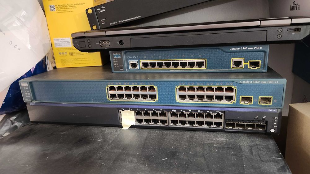 CISCO Catalyst Switch 3560 8 PoE идеални за LAB или камери гр. София ...
