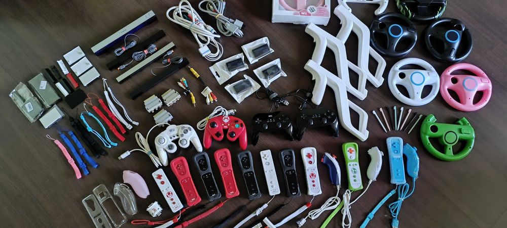 Wii Controller HDMI to WII Motion Plus volan nunchuck Zapper Wii Mote ...