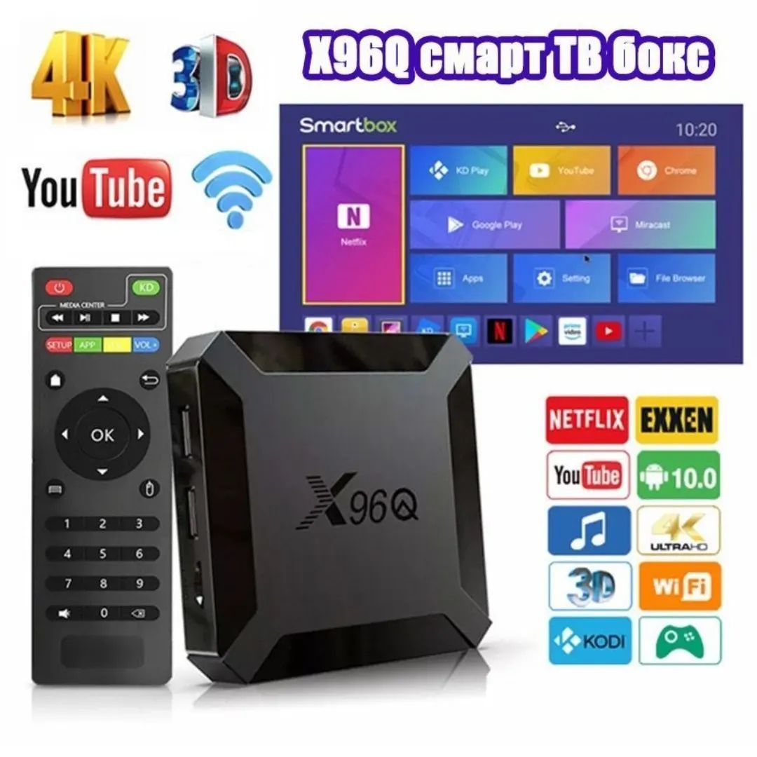 Приставка Smart TV box Данная приставка дает возможность сделать тел ...