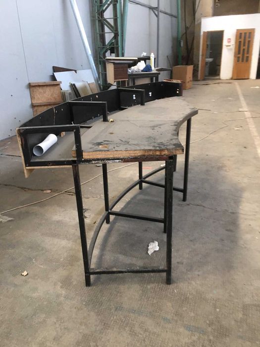 Masa gradina bar schelet metalic si blat curb granit foisor gratar ...