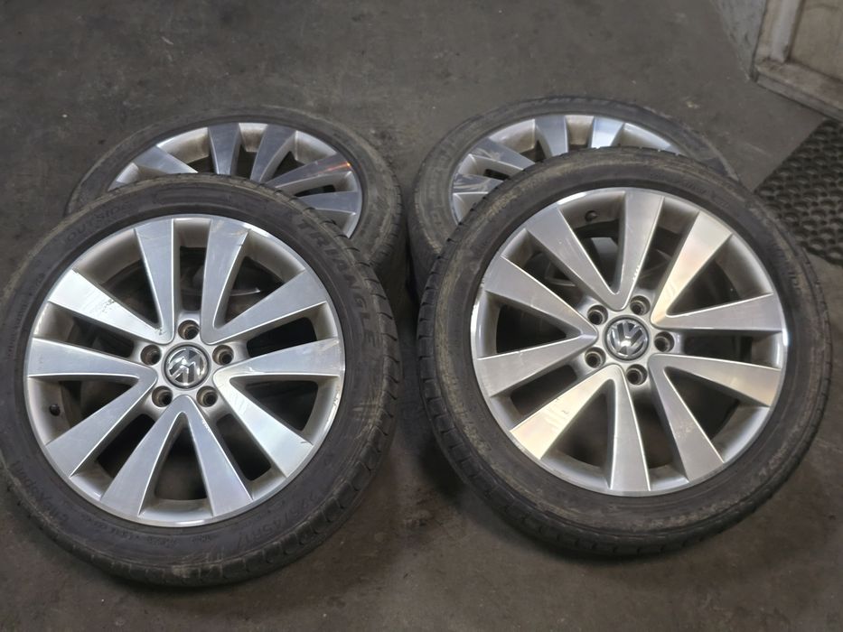 Jante originale 5x112 r17 vw / skoda / seat / audi Constanta • OLX.ro