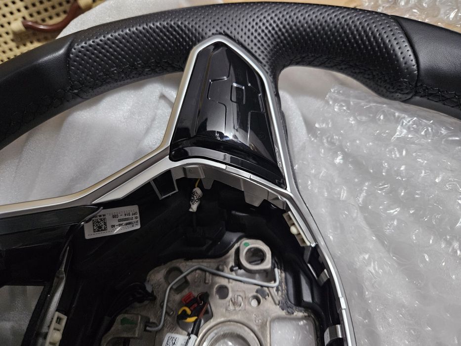 Volan R line piele padele incalzire VW Golf 8 Tiguan T-Roc Passat B8 G ...