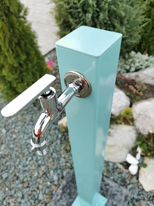 Cismea moderna pentru gradina, turcoaz, otel vopsit electrostatic ...