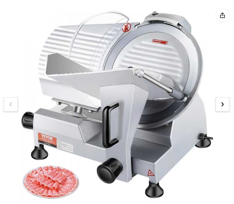 Feliator electric profesional mezeluri VEVOR lama 25 cm, motor 240W ...