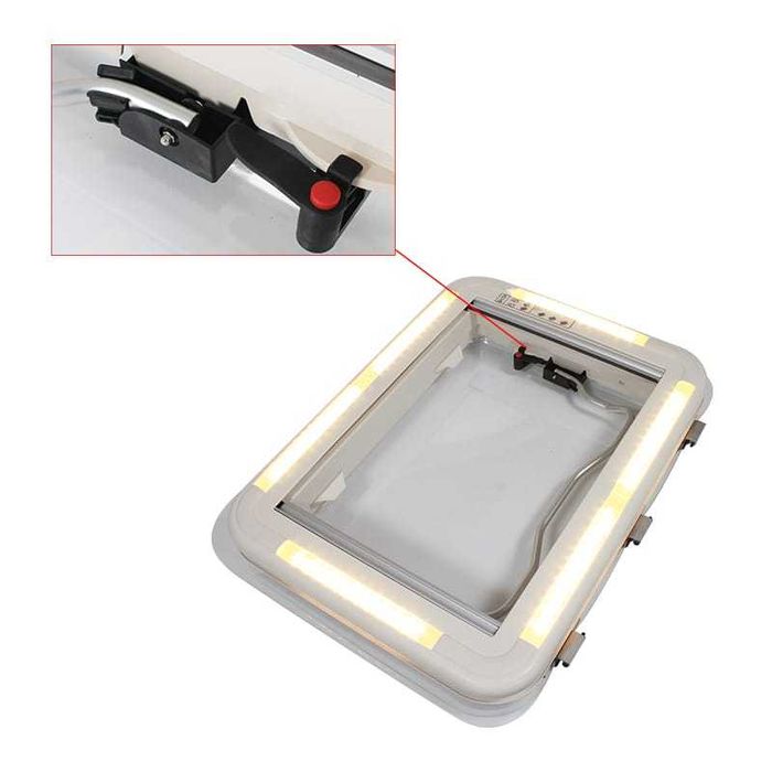 Trapa gen Heki panoramica led 50x70 mm rulota autorulota camper Arad ...