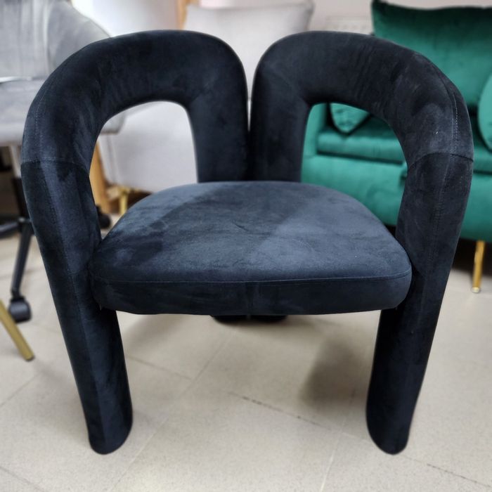 NOU Set scaune catifea negre moderne Cluj-Napoca • OLX.ro